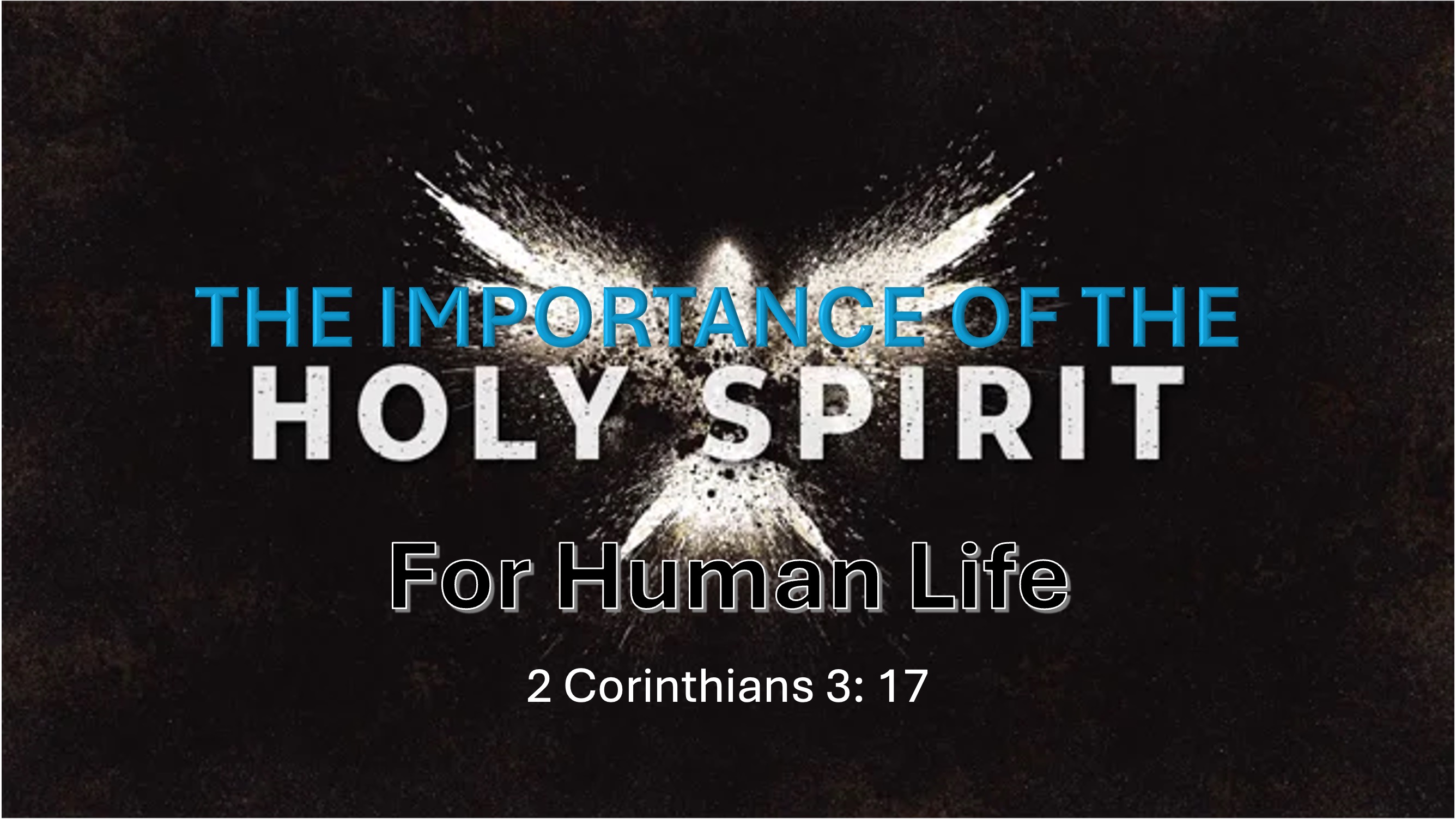 “The Importance of The Holy Spirit for Human Life!” | Trinity and Humanity